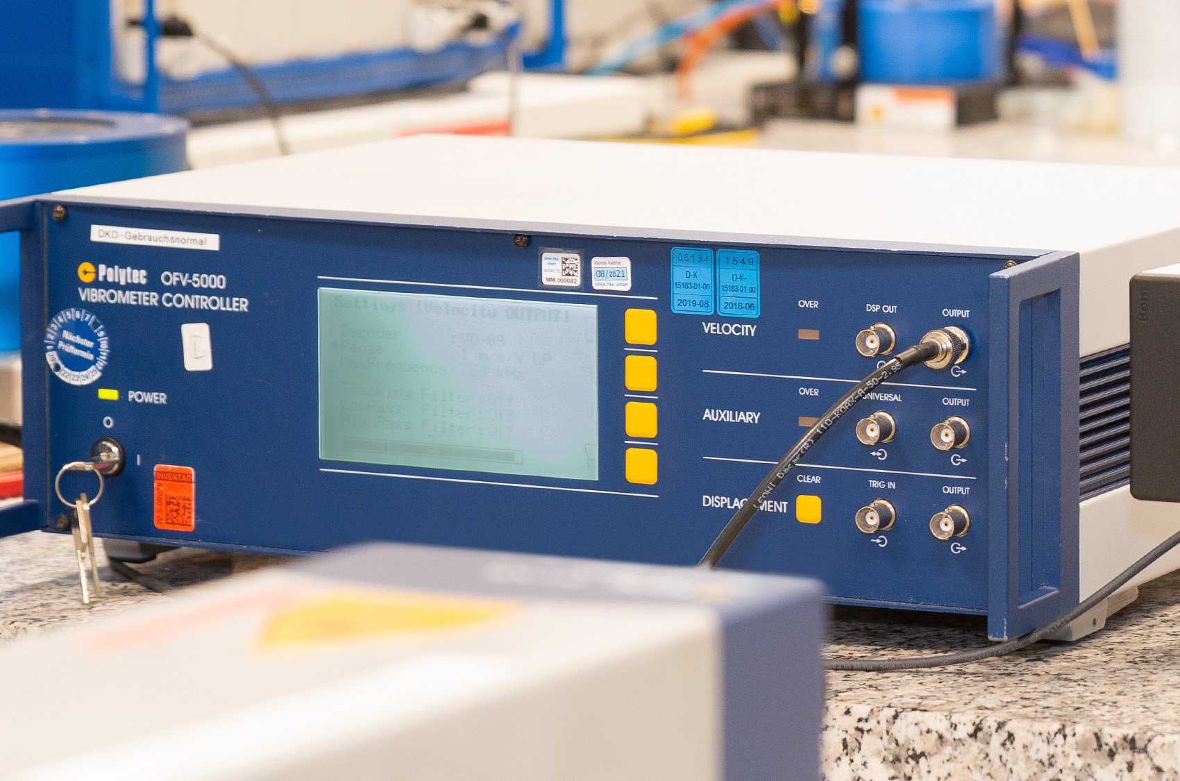 Calibration Services - Laser Vibrometer - SPEKTRA LABS